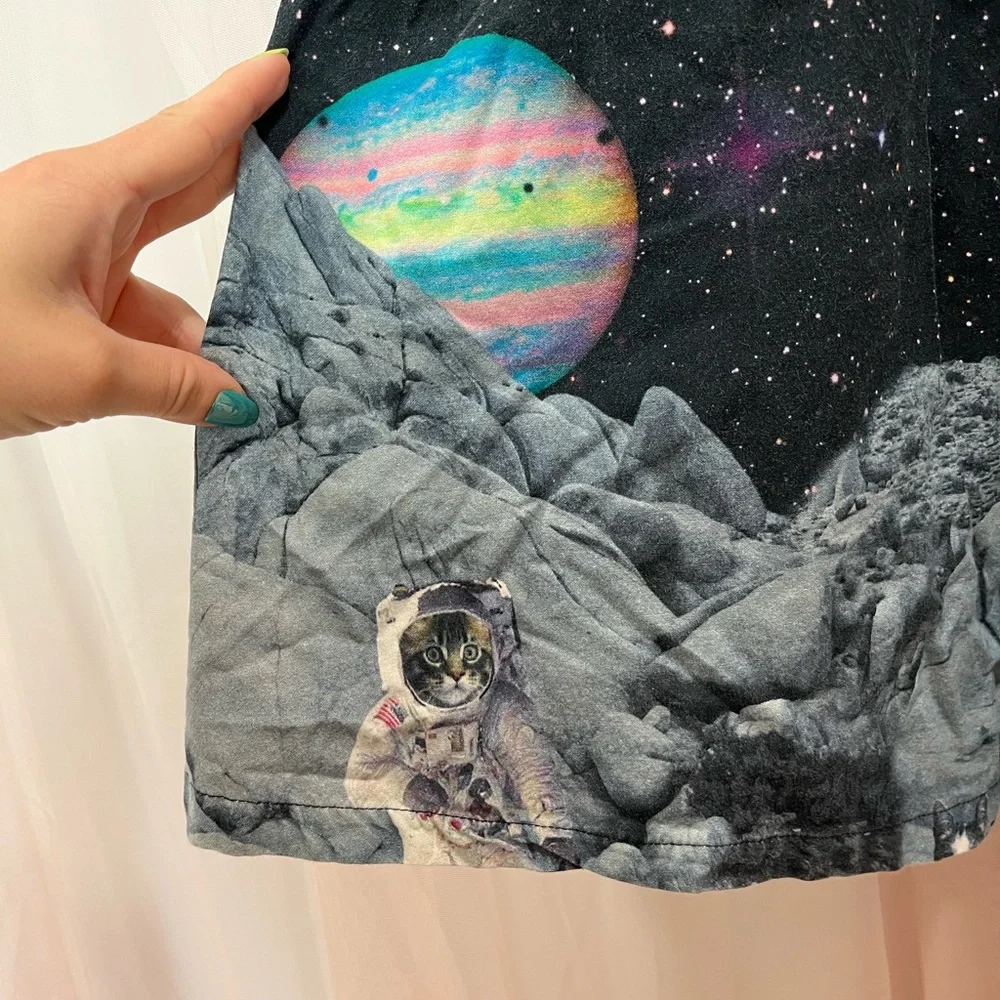 Modcloth | Dresses | Modcloth Take Up Space Cosmic Kittens Dress | Poshmark